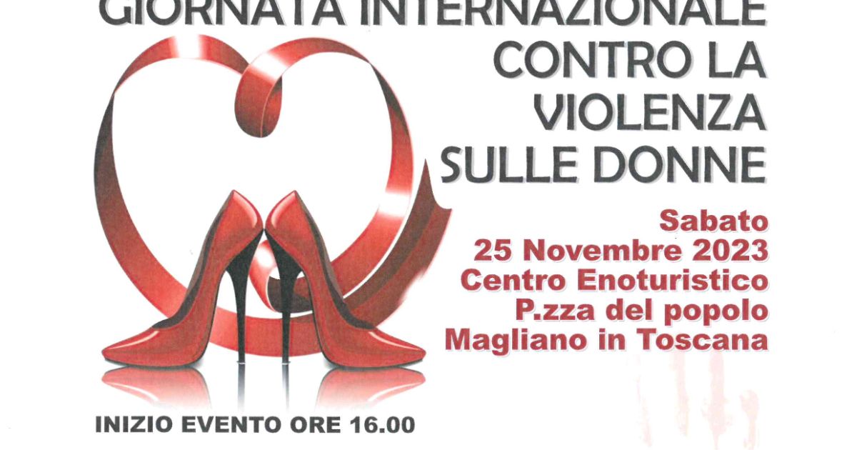 Comune di Magliano in Toscana - Giornata internazionale contro la violenza sulle donne